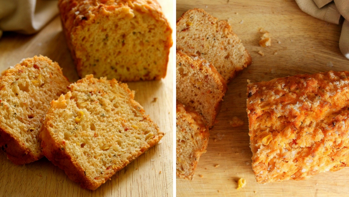Mielie bread with sun dried tomatoes (with video) – Cupcakes & Couscous