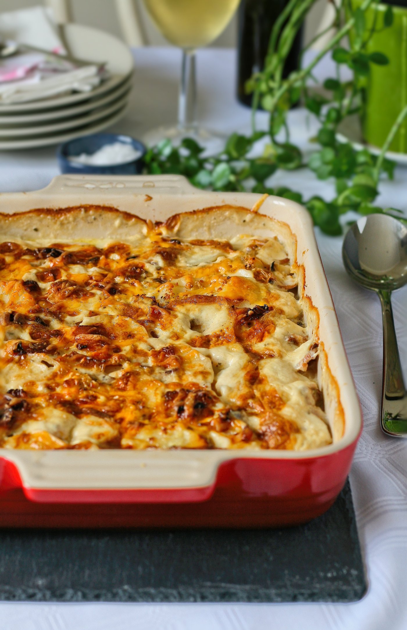 Bacon and cheese potato bake – Cupcakes & Couscous