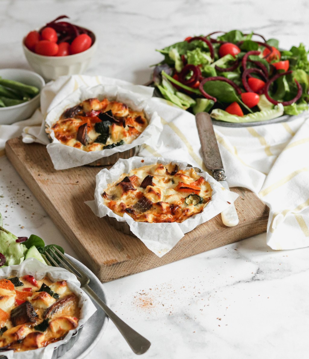 Crustless mini roasted veggie quiches – Cupcakes & Couscous