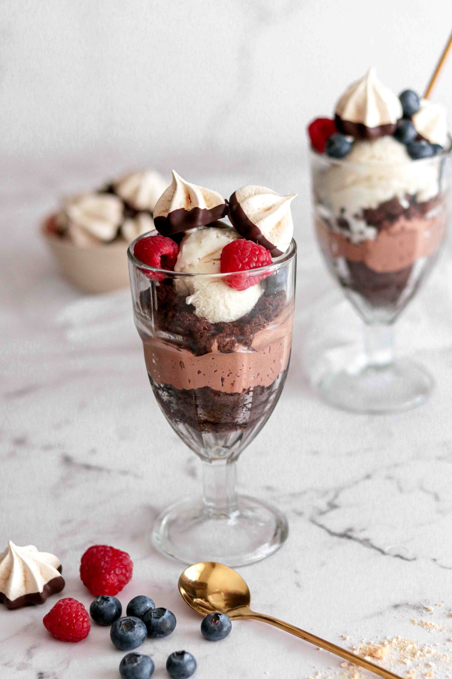 Indulgent chocolate brownie trifle (for people who love dessert but don ...