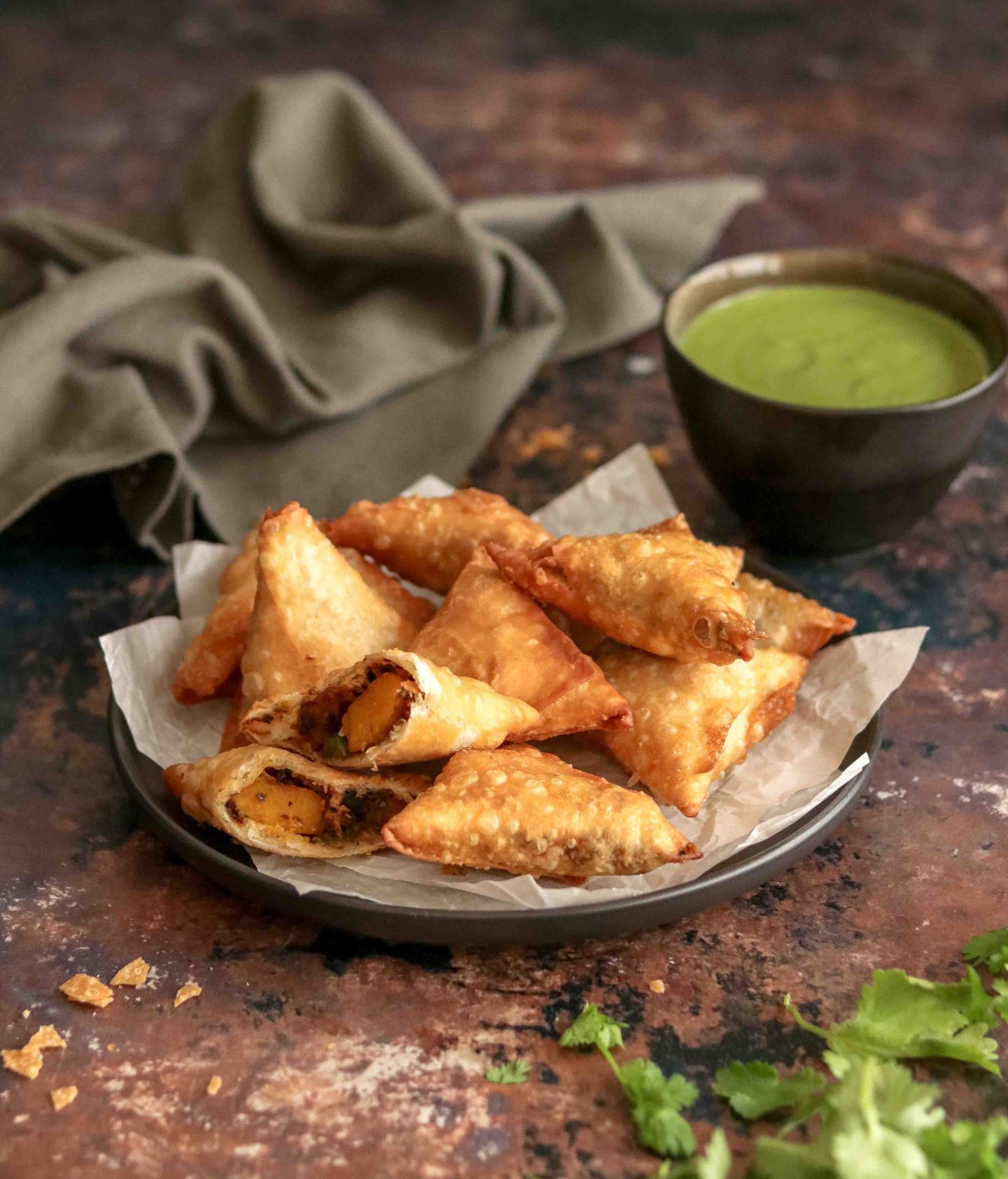 Butternut and feta samoosas – Cupcakes & Couscous