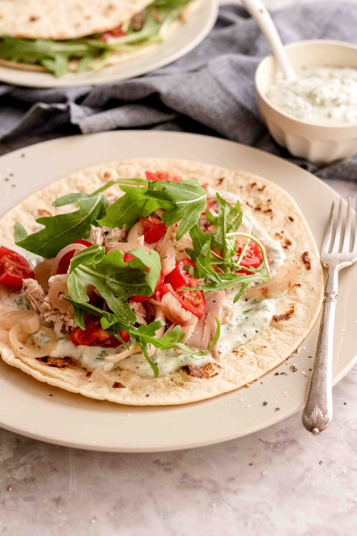 Chicken rotis with herb yoghurt – Cupcakes & Couscous